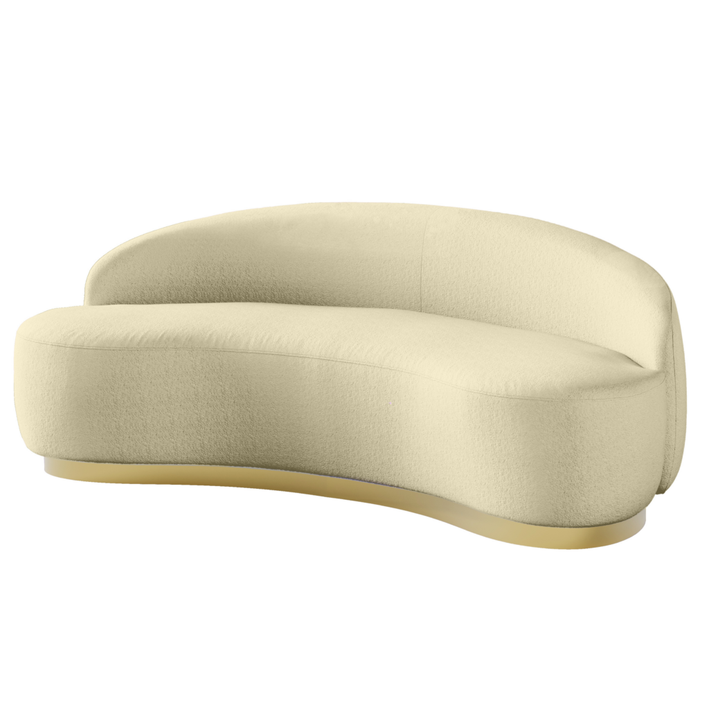 Coco Sofa - Ivory | Luxe Modern Rentals
