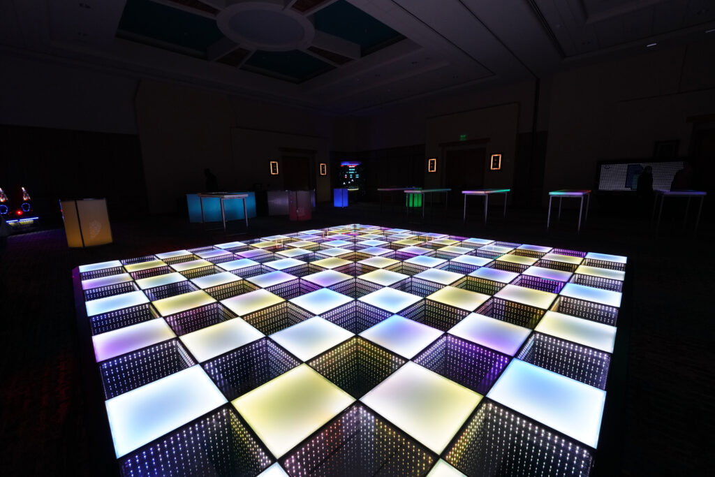 LED Infinity Dance Floor | Luxe Modern Rentals